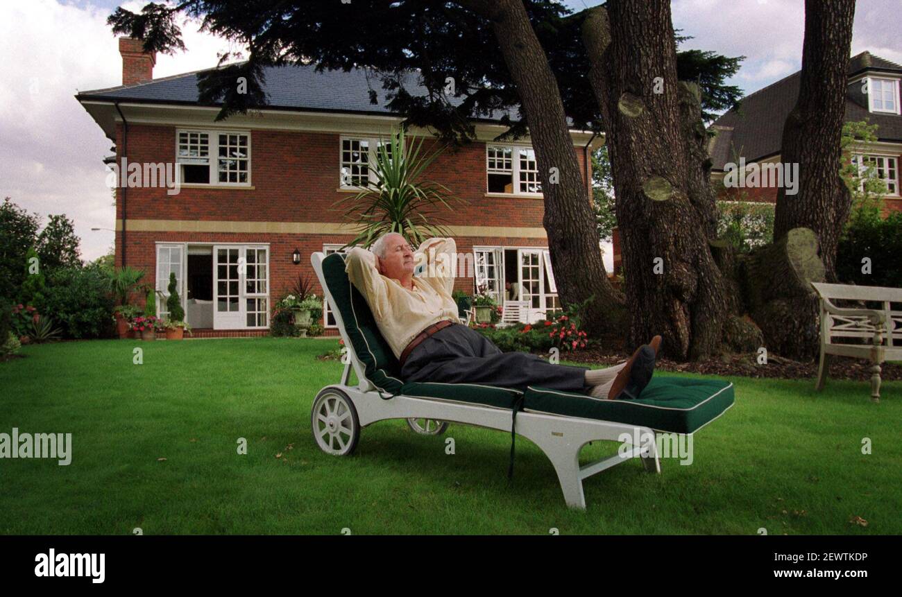 George Carman at his home in south west London on the day he announced ...