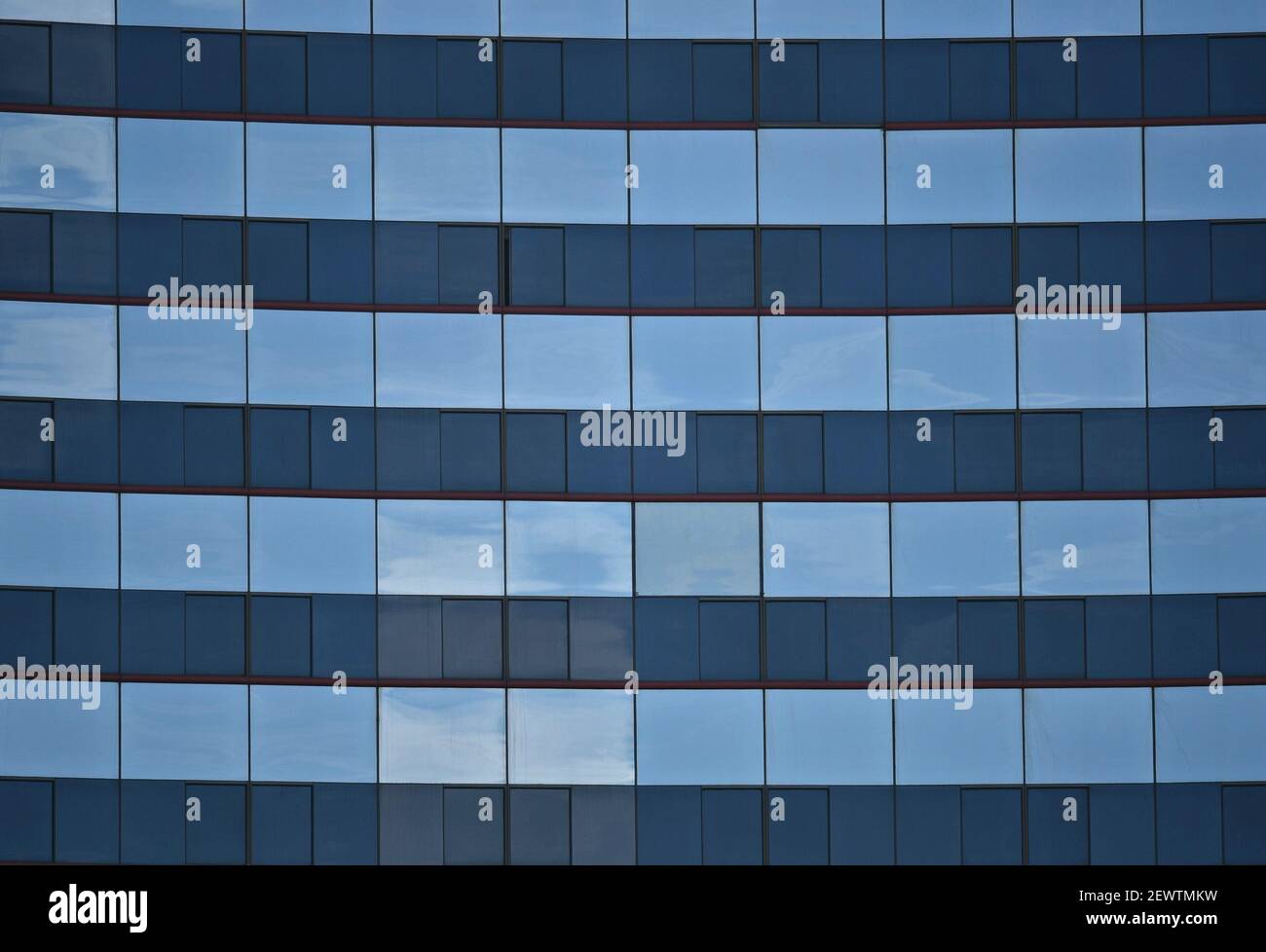 Luxury hotel high-rise building with a blue glass facade in San Diego ...