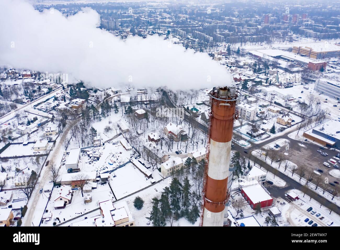 Smokestack Pollution in the air Stock Photo - Alamy
