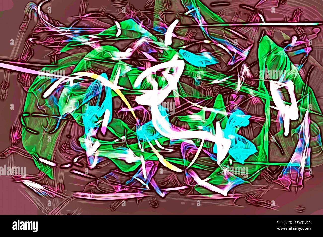 original and beautiful abstract figure where the figures intertwine in ...