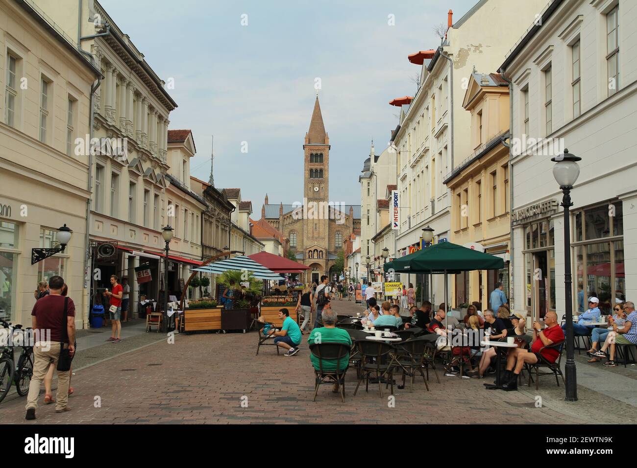 Street in Potsdam,Germany Stock Photo - Alamy