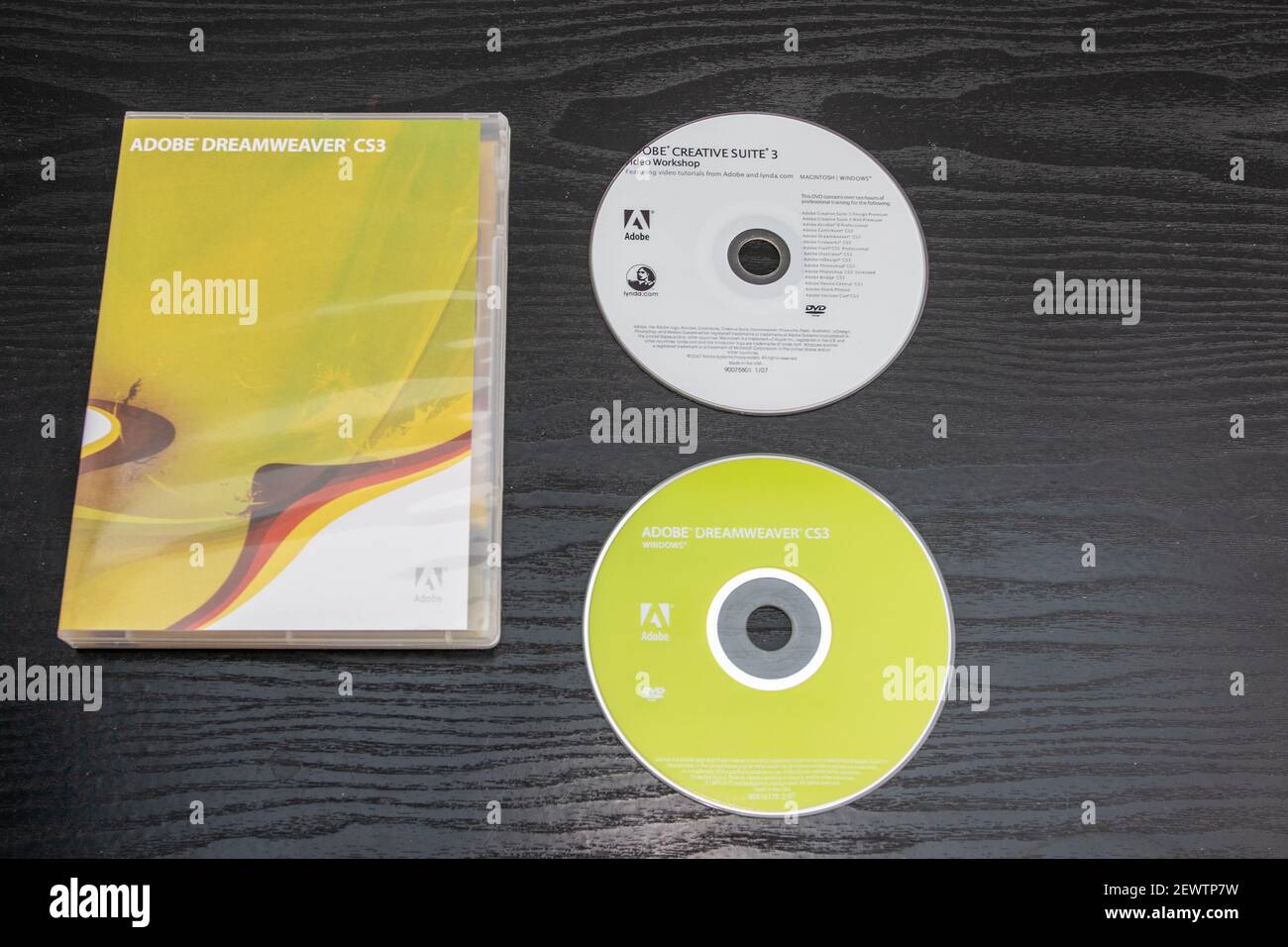 Early graphics editing software version of Adobe Photoshop Stock Photo ...