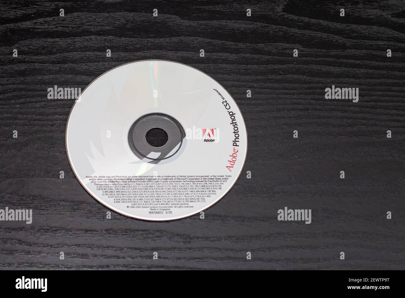 Early graphics editing software version of Adobe Photoshop Stock Photo ...