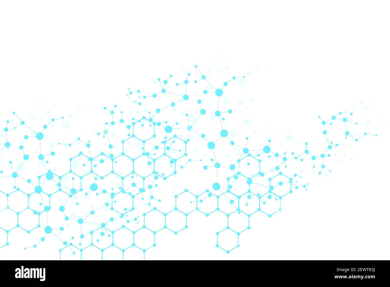 Modern futuristic background of the scientific hexagonal pattern ...