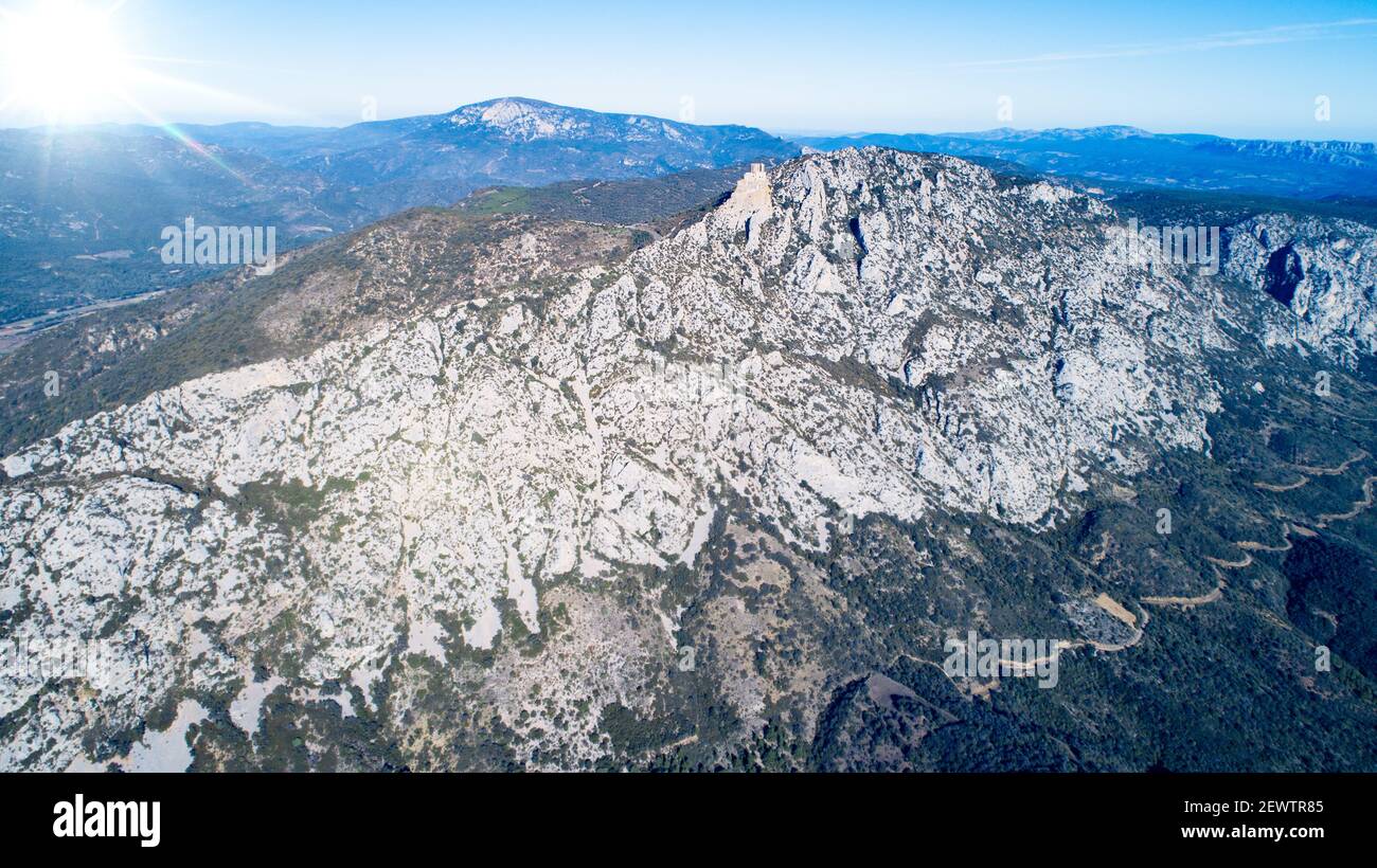 Cathar castle south of france hi-res stock photography and images - Alamy