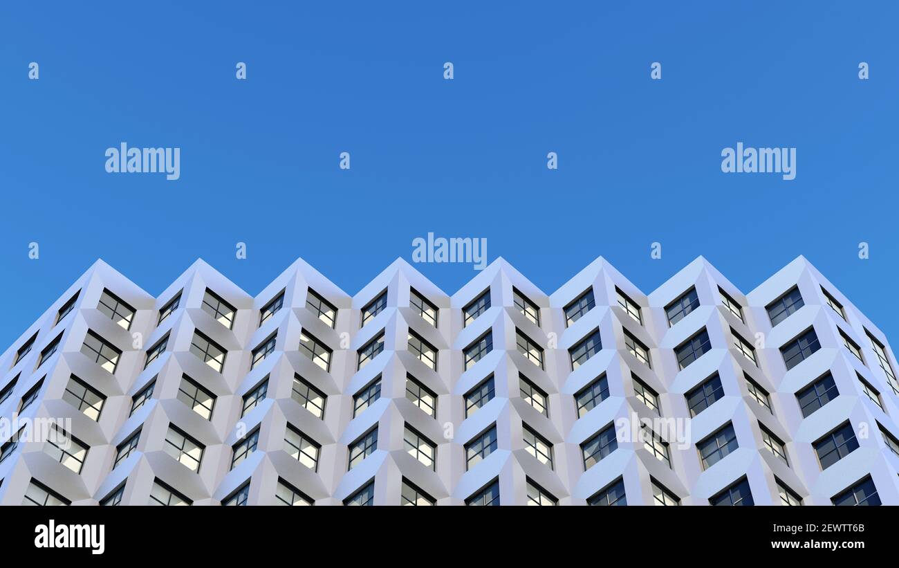 Detail building facade triangle windows hi-res stock photography and ...