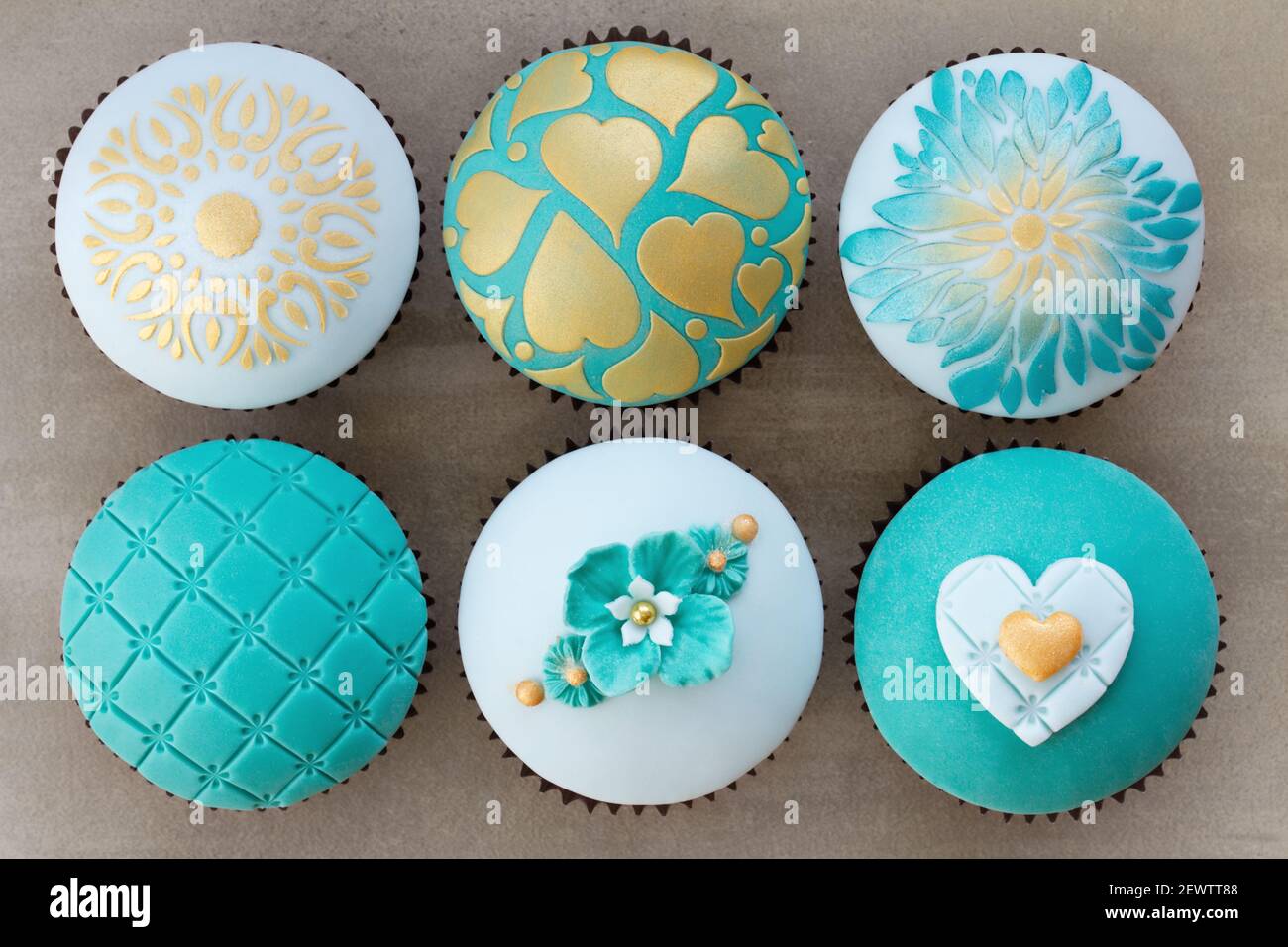 Wedding Fondant Cupcakes