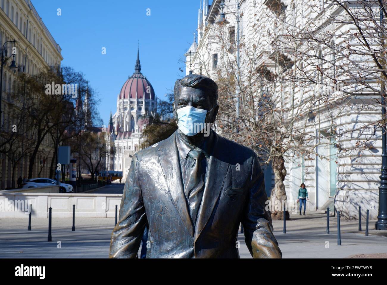 Ronald reagan statue hi-res stock photography and images - Alamy
