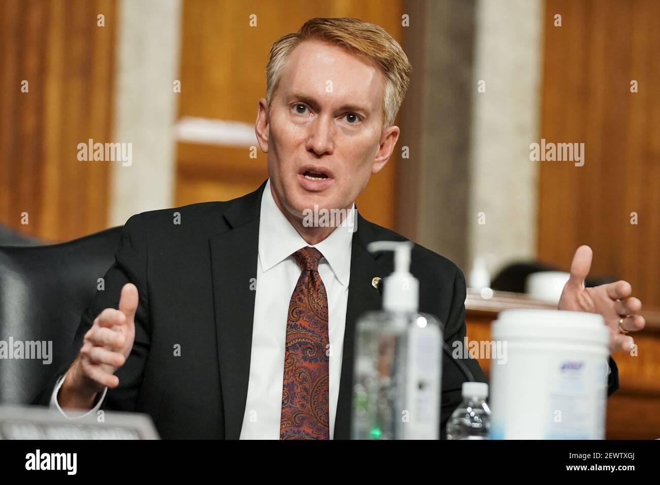Washington, United States. 03rd Mar, 2021. Sen. James Lankford (R-Okla ...
