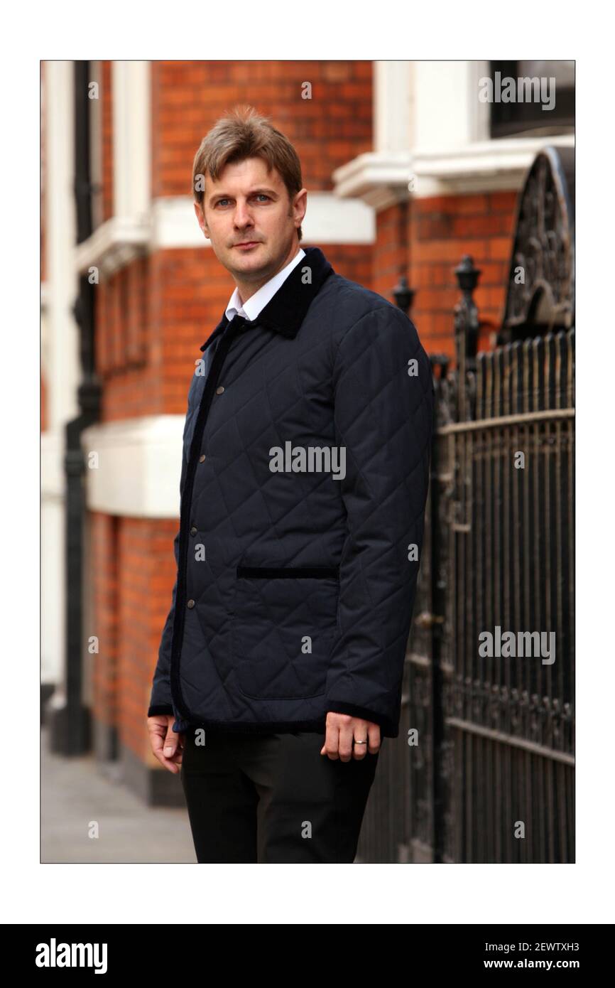 Martin Hickman models a new range of bullet proof cloathing available ...