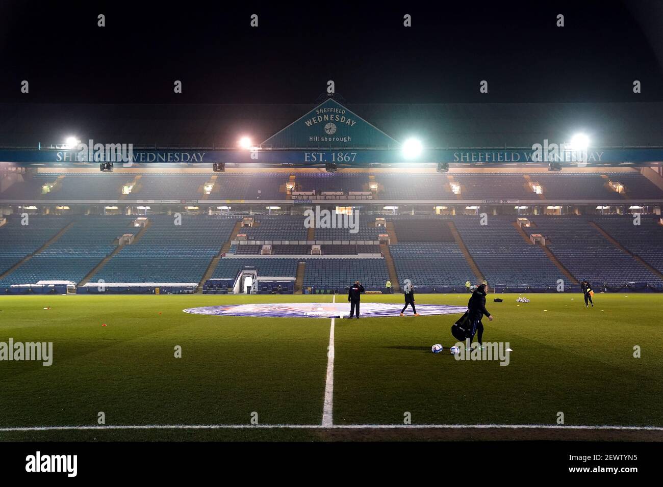 Hillsborough stadium pitch view hi-res stock photography and images - Alamy