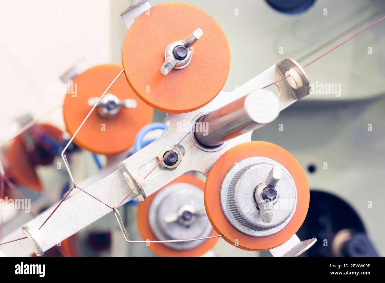 Modern weaving machine loom hi-res stock photography and images - Alamy