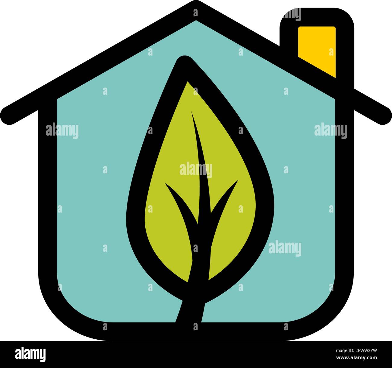 Greenhouse color icon or logo. Greenhouse vector icon isolated on white ...