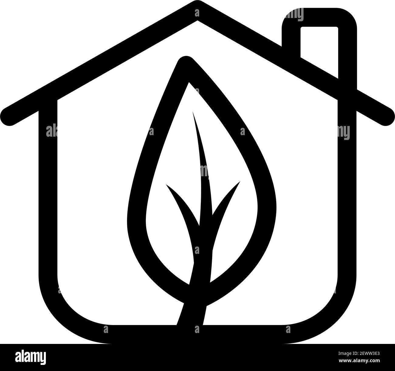 Greenhouse outline icon or logo. Greenhouse vector icon isolated on ...