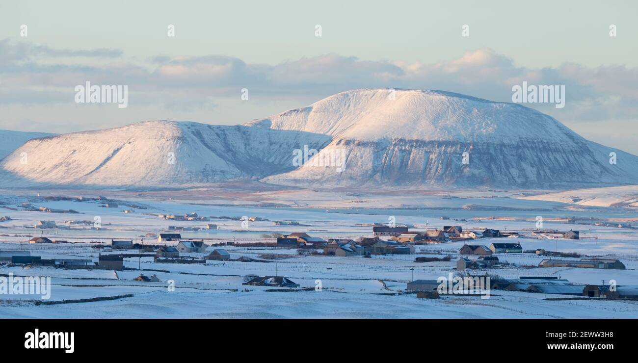 Isle of Hoy, Ward Hill in winter Stock Photo - Alamy