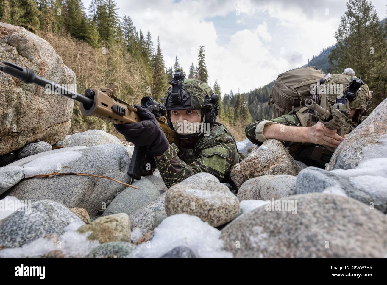 Army Man wearing Tactical Uniform Stock Photo - Alamy