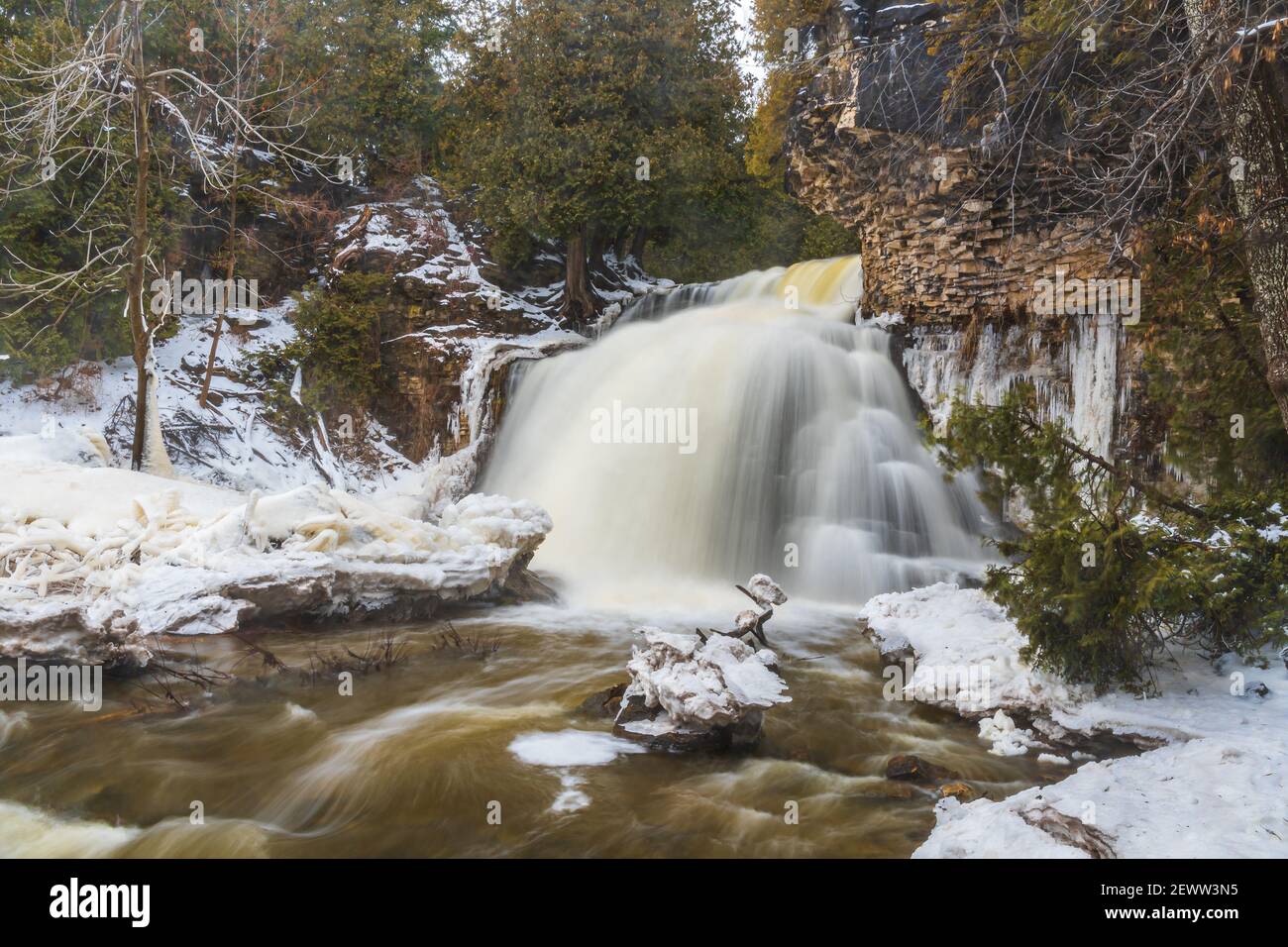 Grey Sauble Conservation Area Niagara Escarpment Owen Sound Ontario ...