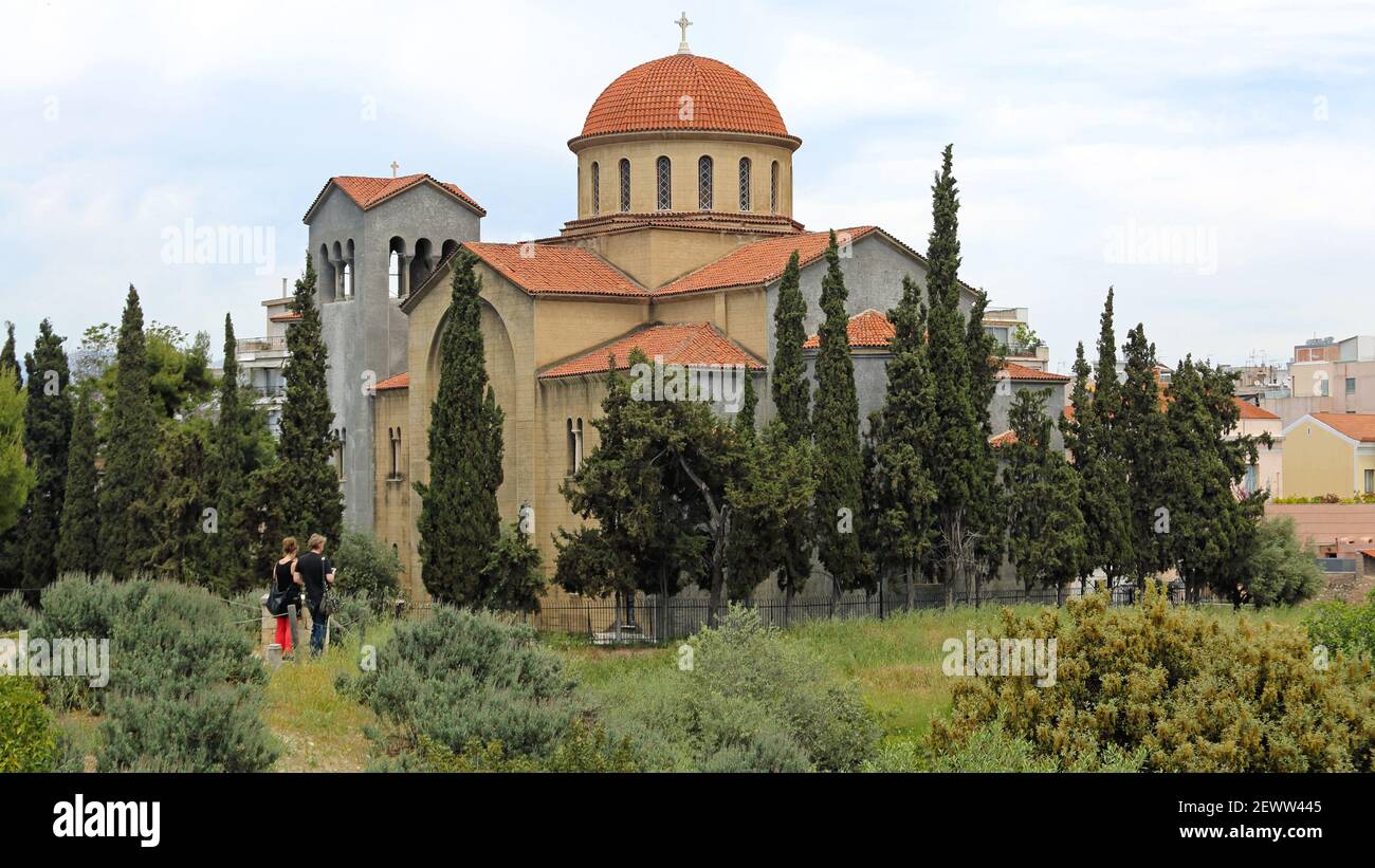 Athens greece holy trinity hi-res stock photography and images - Alamy