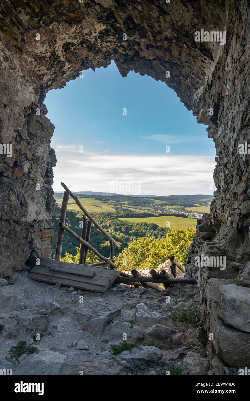 Brekov castle ruins from the 13th century. Eastern Slovakia, Europe ...