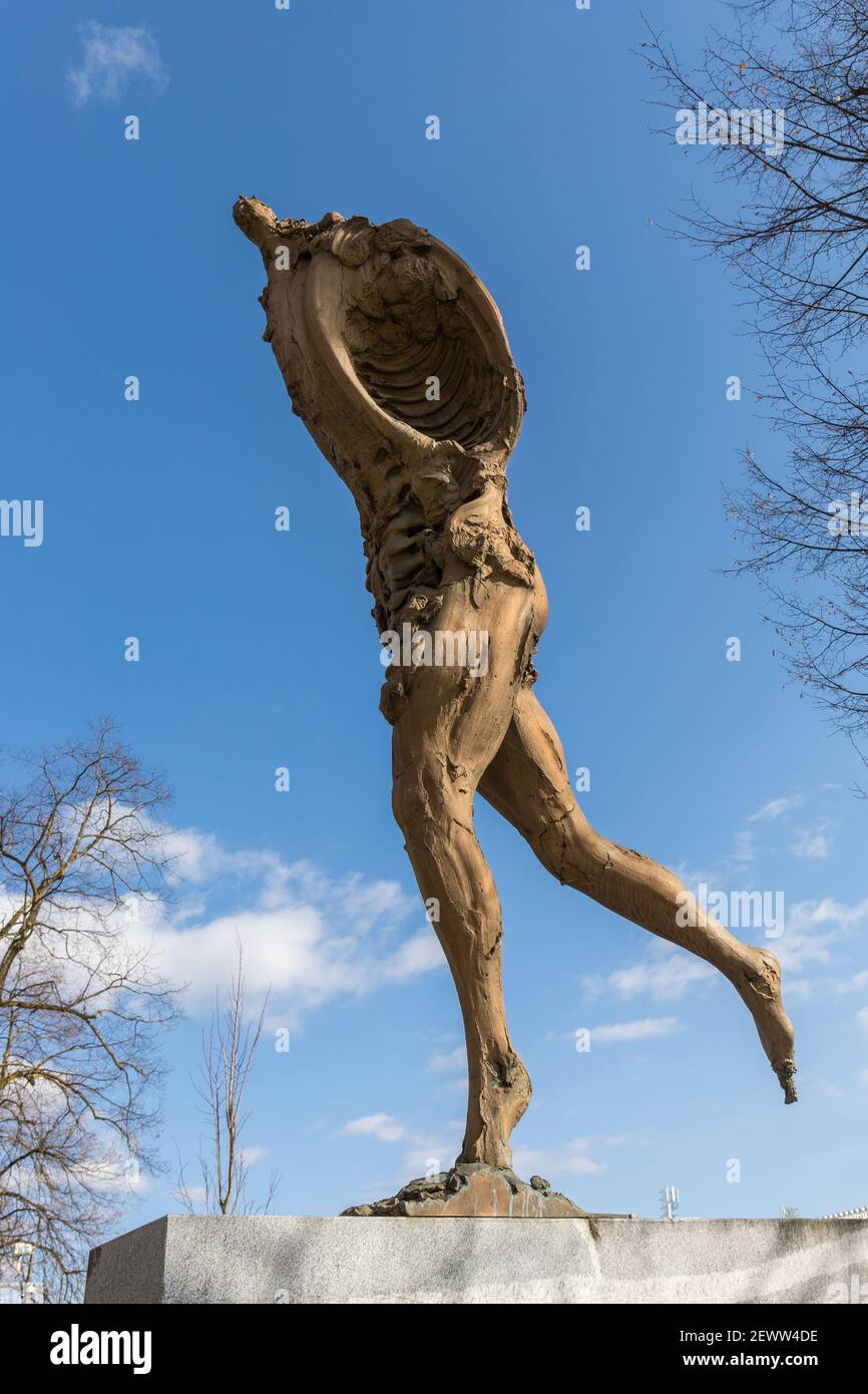 Modern statue with missing limbs and head by Jakov Brdar near Butchers ...
