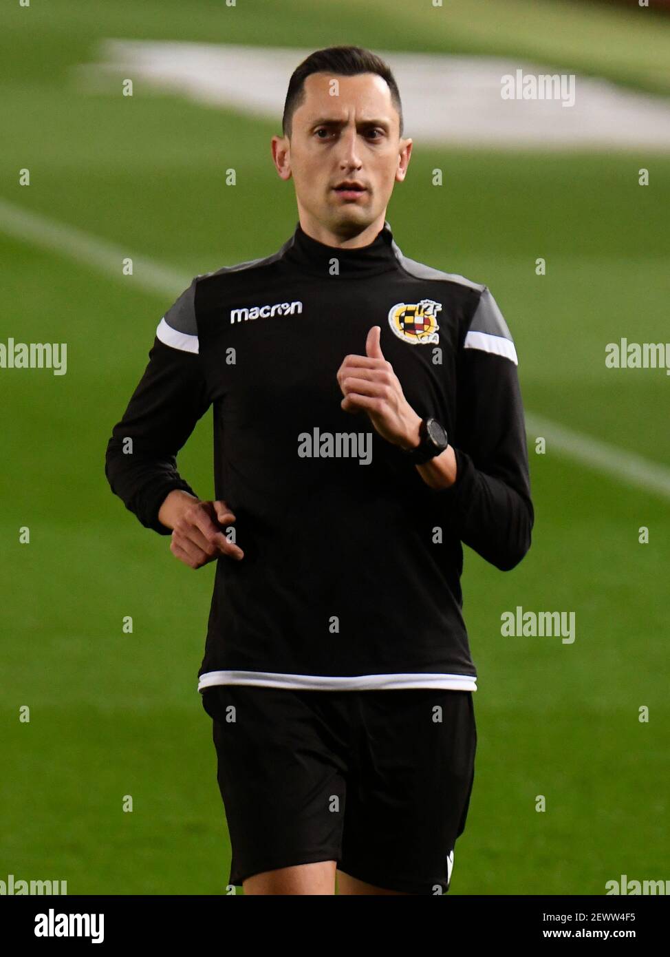 The referee Sanchez Martinez during the La Liga match between FC ...