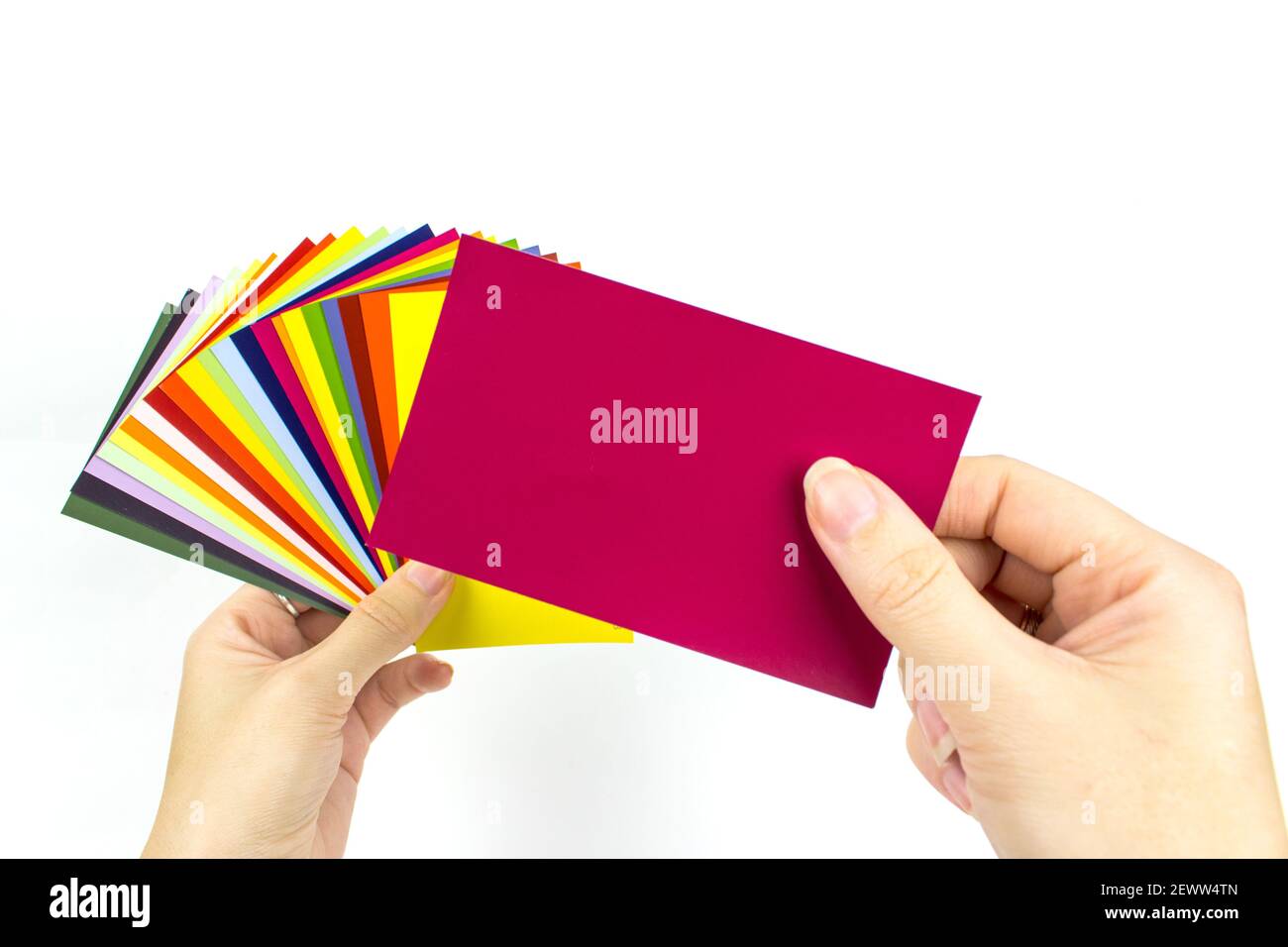 Rainbow sample colors catalogue for colour definition. Multicolored ...