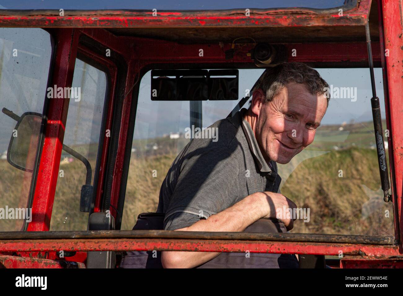 Farmer portrait tractor hi-res stock photography and images - Alamy