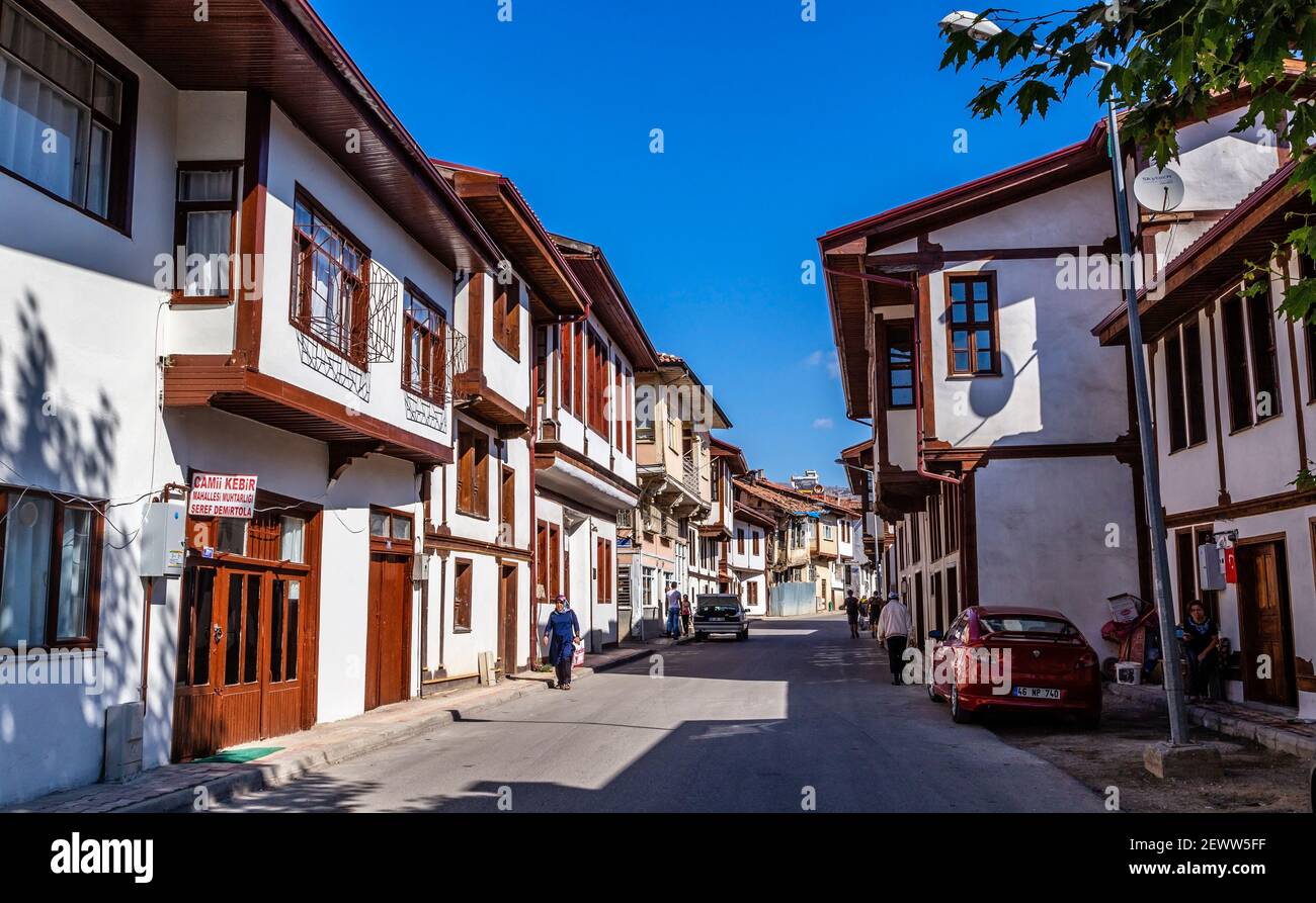 Turkey, civil architecture of the historic houses in the town of Tokat ...