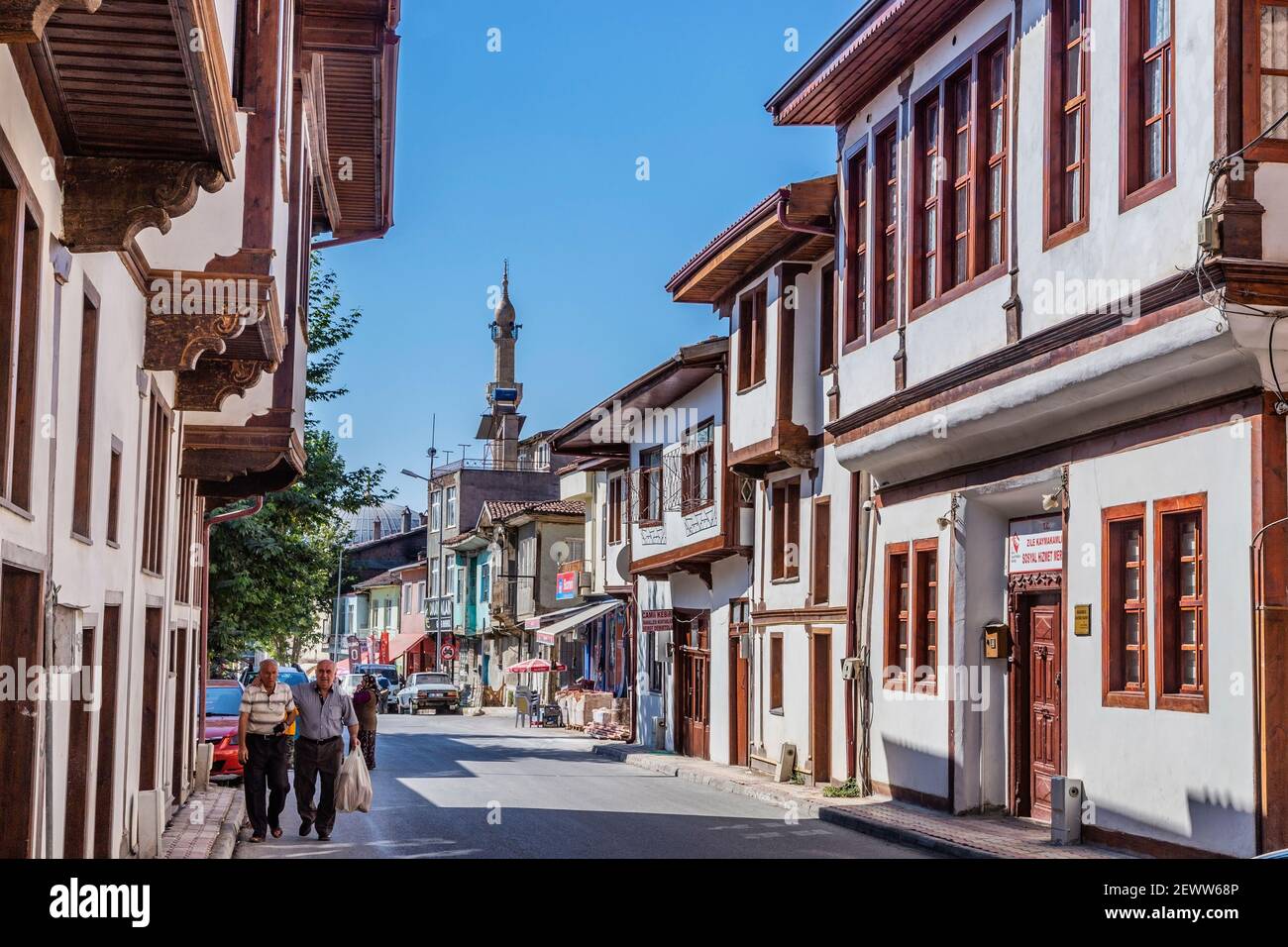 Turkey, civil architecture of the historic houses in the town of Tokat ...