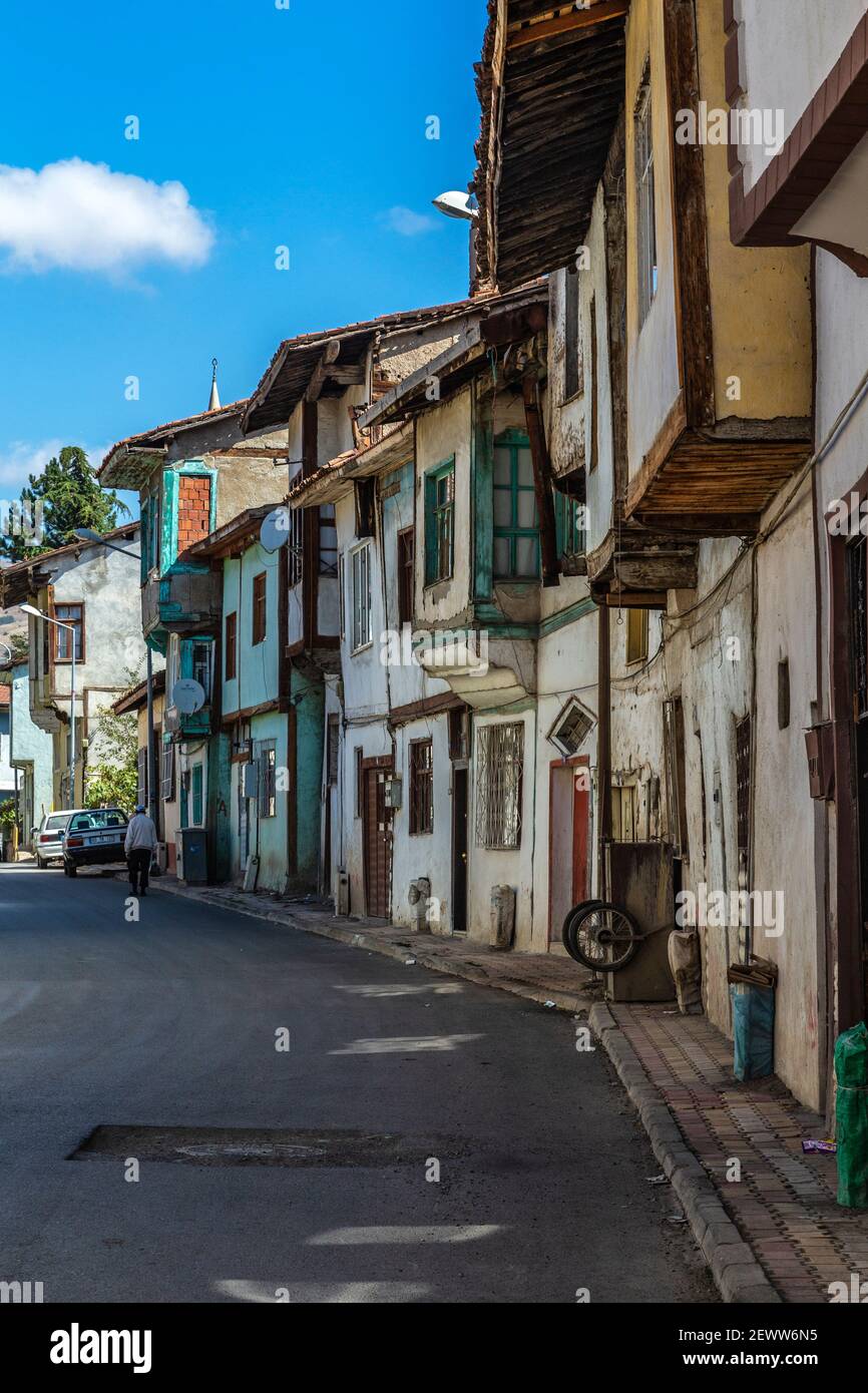 Turkey, civil architecture of the historic houses in the town of Tokat ...