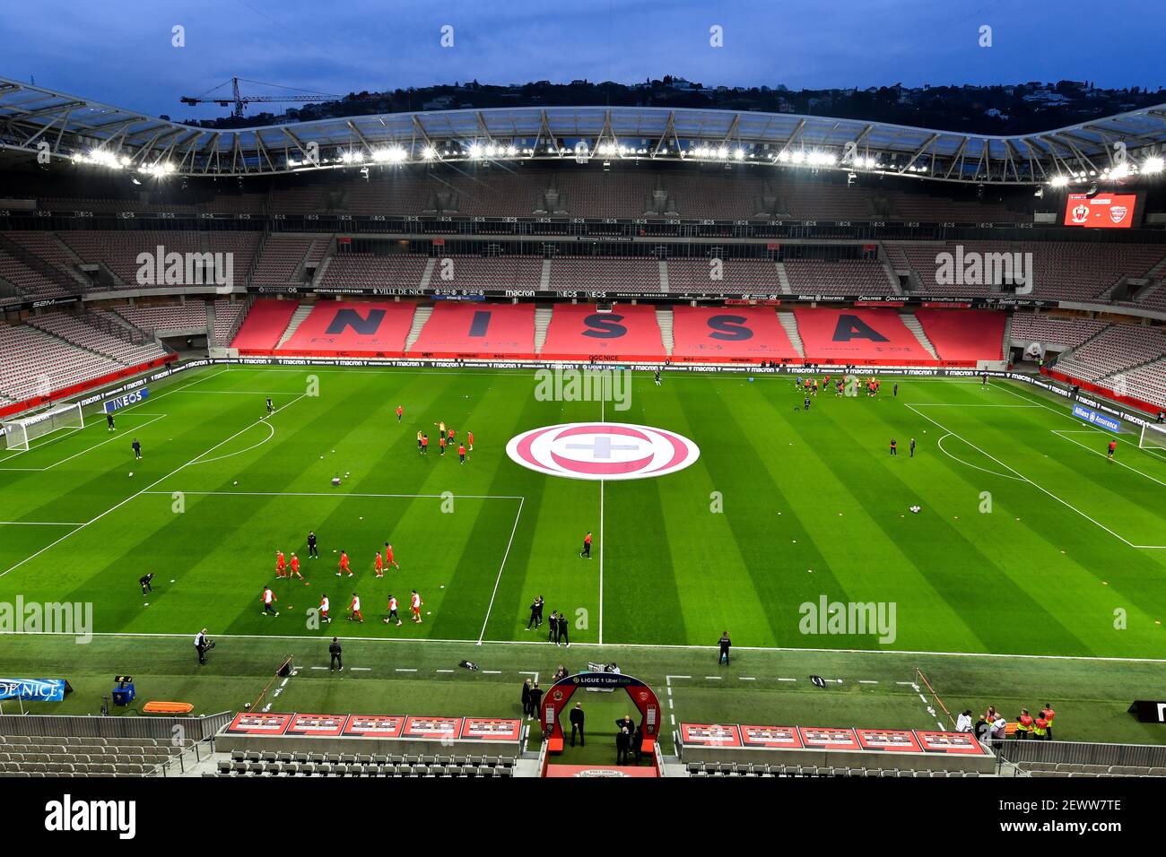 OGC Nice vs Nimes - Ligue 1 Uber Eats - Nice at Allianz Riviera Stadium ...