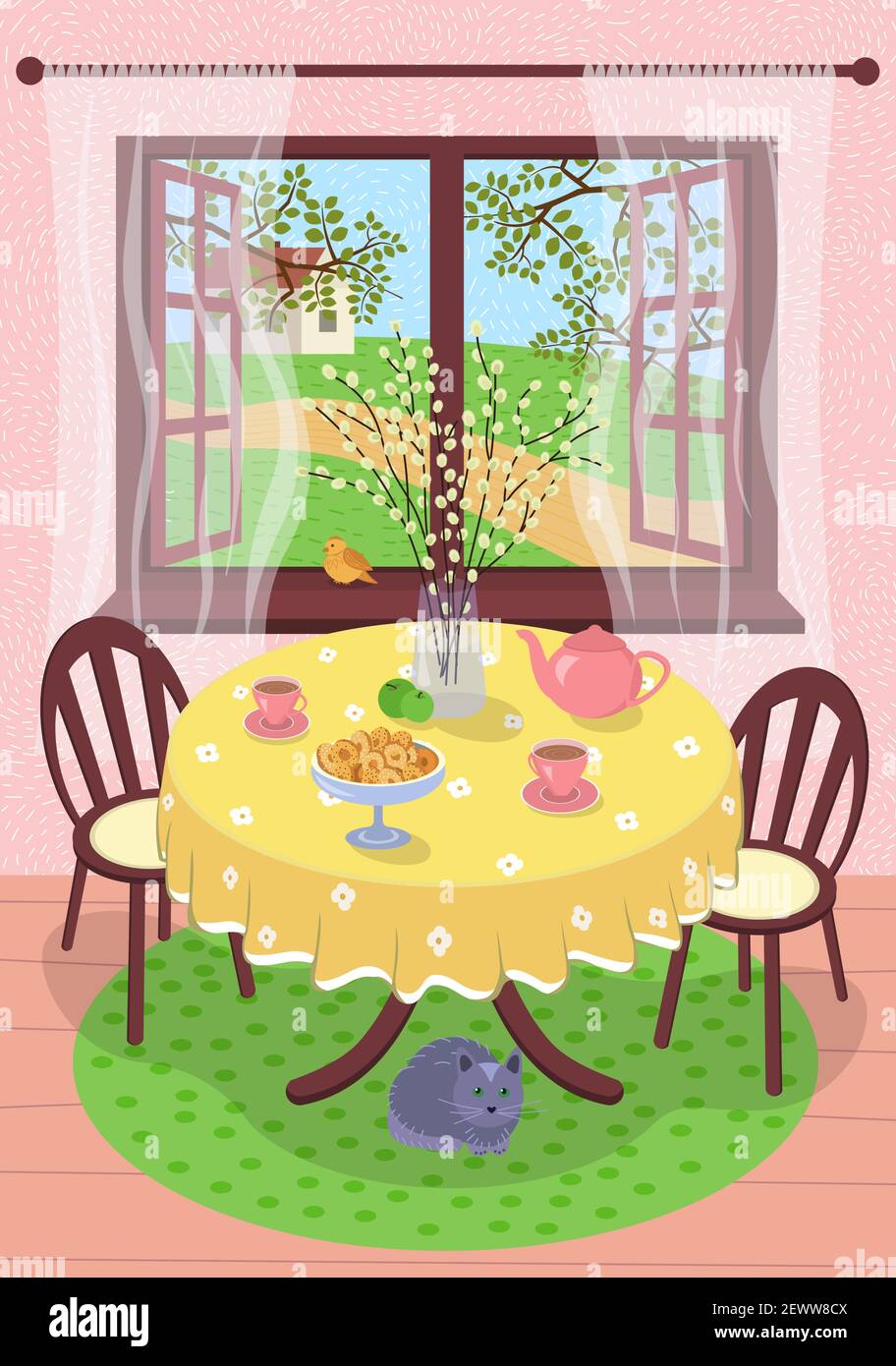 Tea set in glass hi-res stock photography and images - Alamy