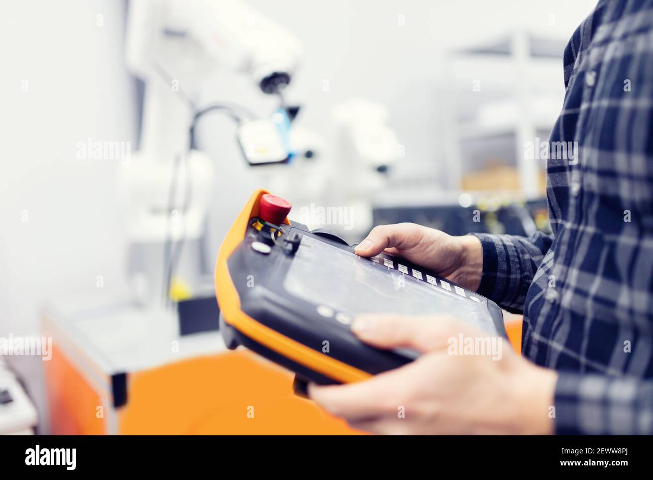 Hydraulic hand crane hi-res stock photography and images - Alamy