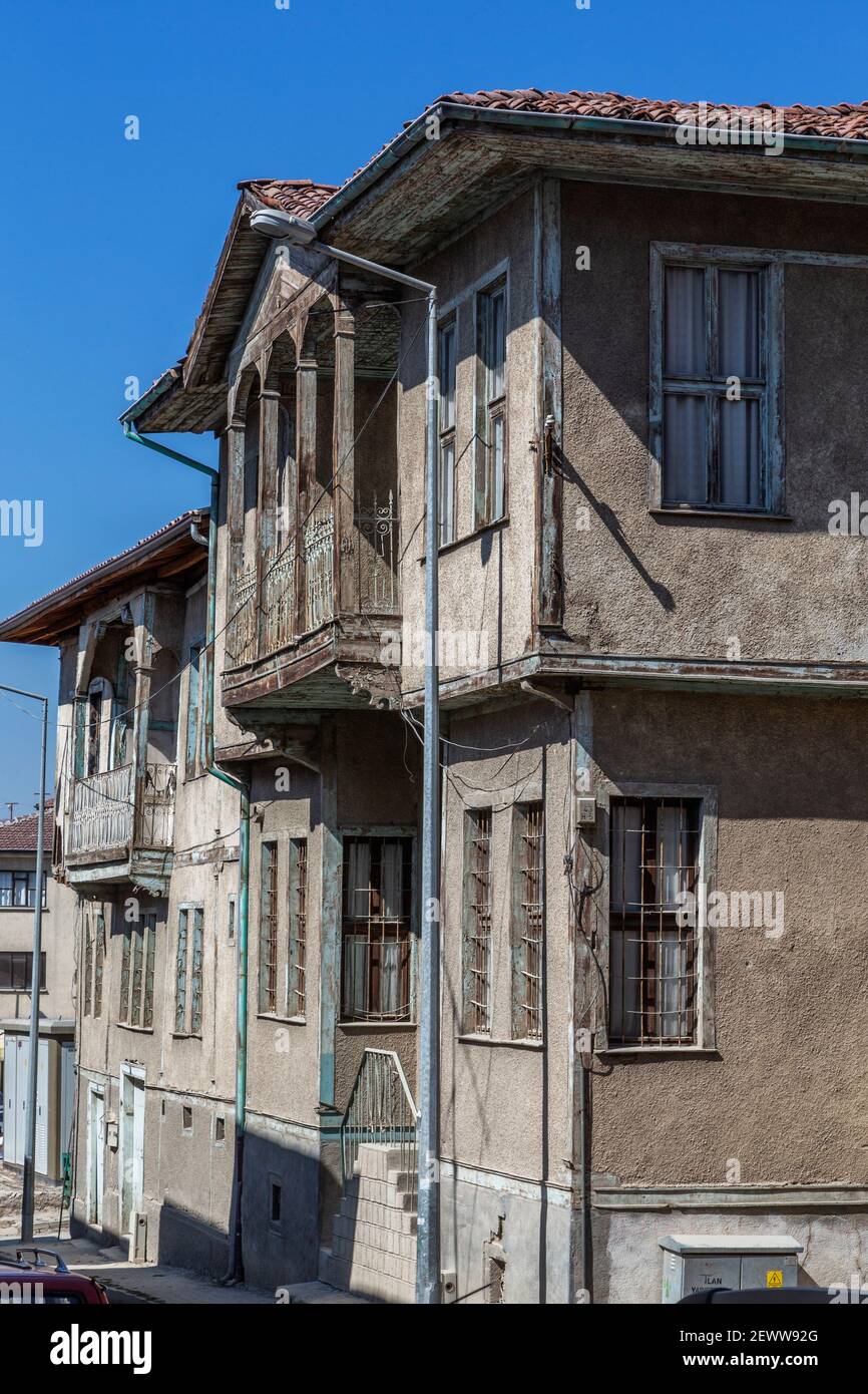 Turkey, civil architecture of the historic houses in the town of Tokat ...