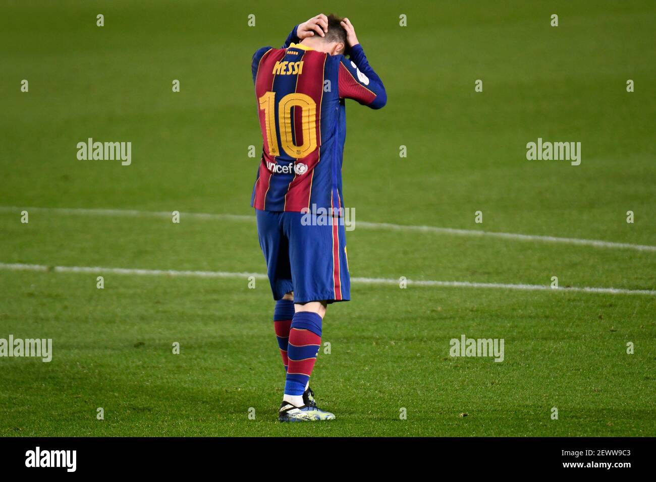 Lionel Messi of FC Barcelona during the La Liga match between FC ...