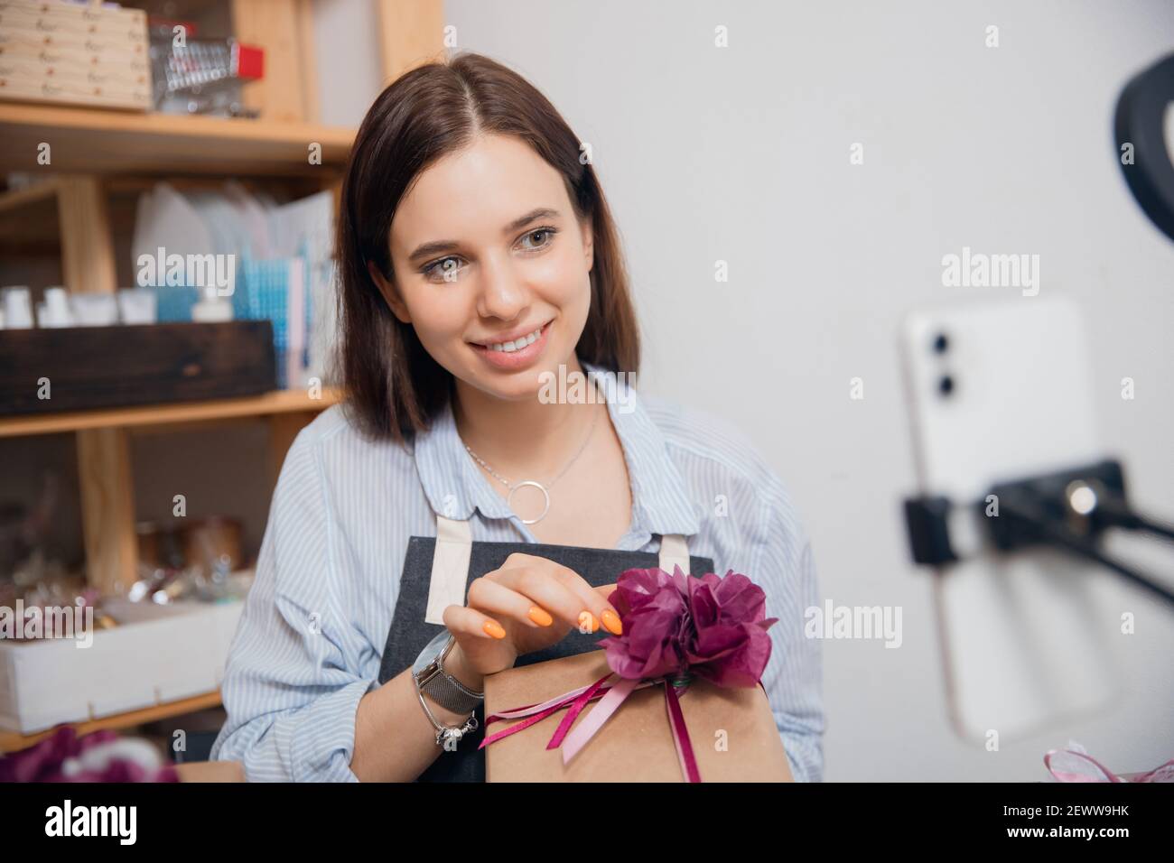 Stream christmas craft paper box hi-res stock photography and images ...