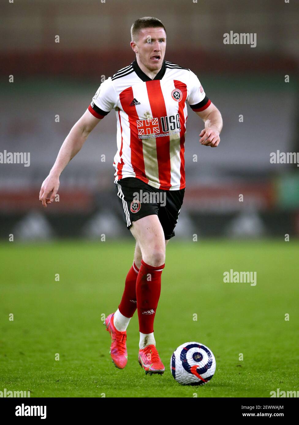 Sheffield United's John Lundstram during the Premier League match at ...
