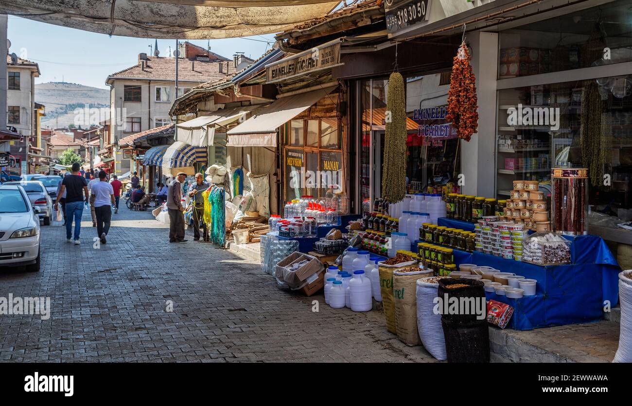 Turkey, civil architecture of the historic houses in the town of Tokat ...