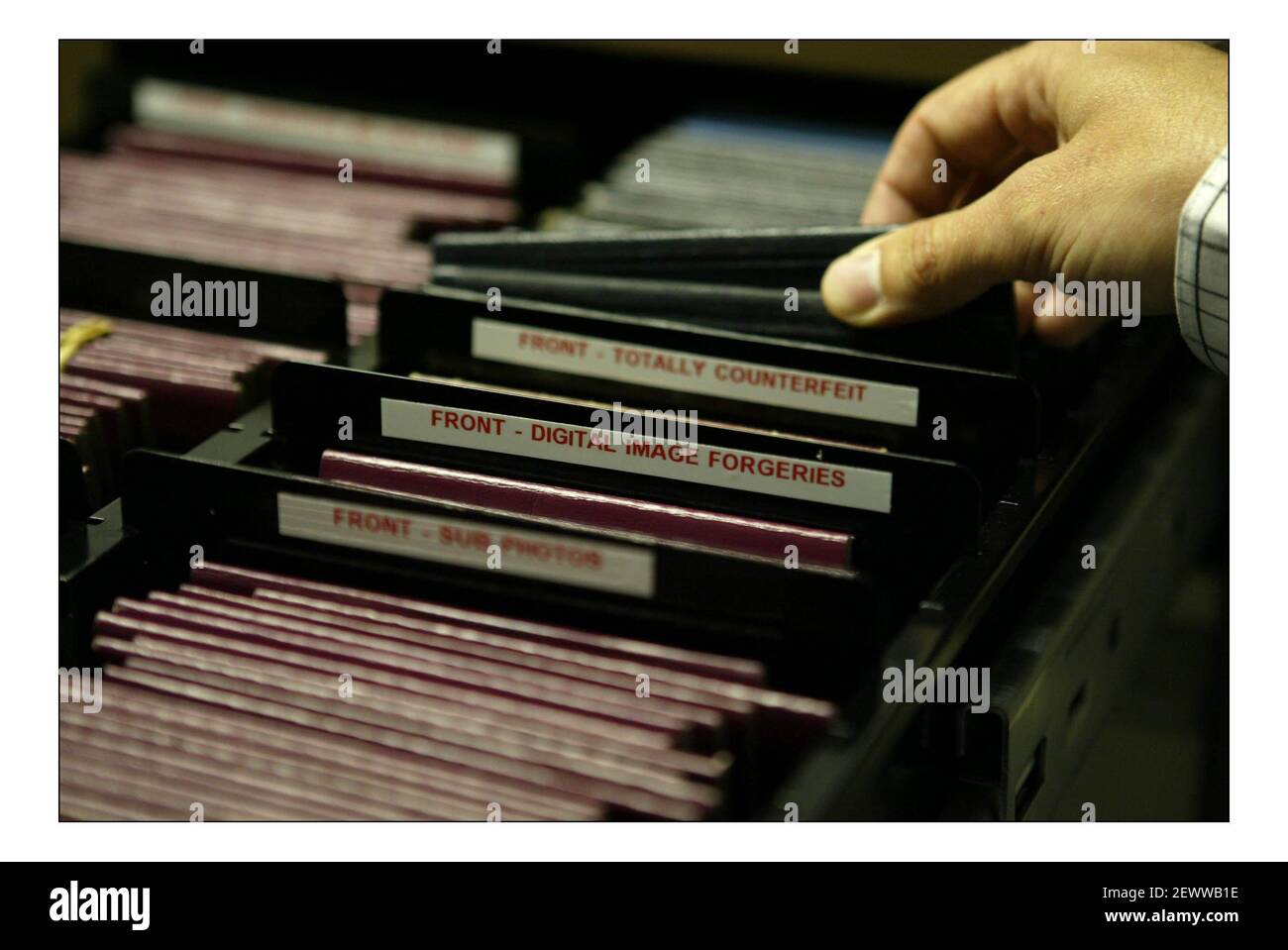 National document fraud unit hi-res stock photography and images - Alamy