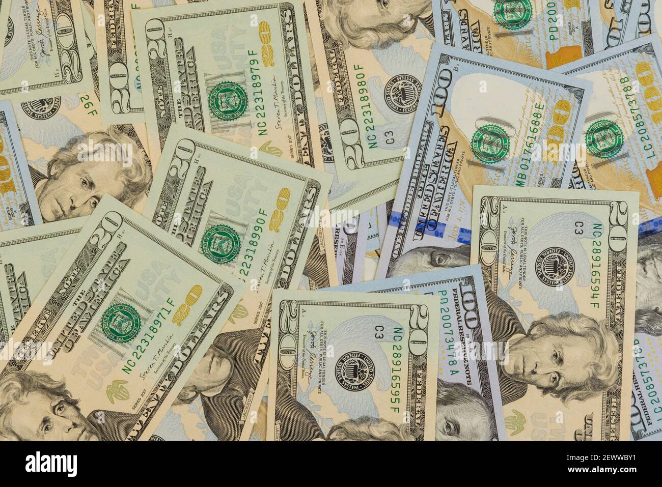 Many banknote hundred dollars bunch hi-res stock photography and images ...