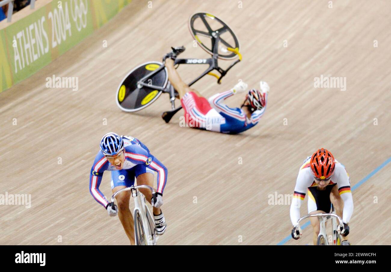 OLYMPIC GAMES IN ATHENS 2004. 25/8/2004 CYCLING IN THE VELODROME a ...