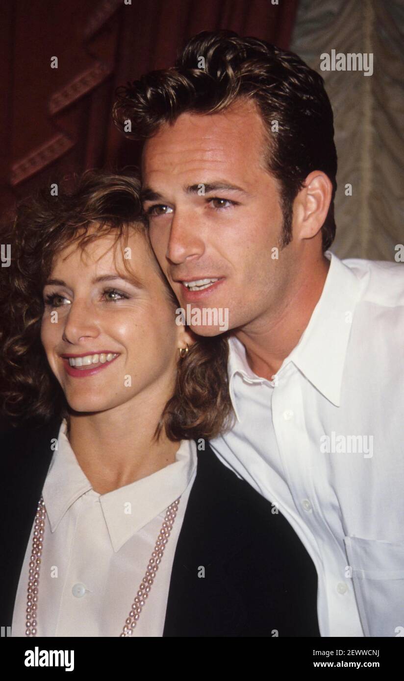 Gabrielle Carteris Luke Perry 1992 Photo by Adam Scull-PHOTOlink.net ...