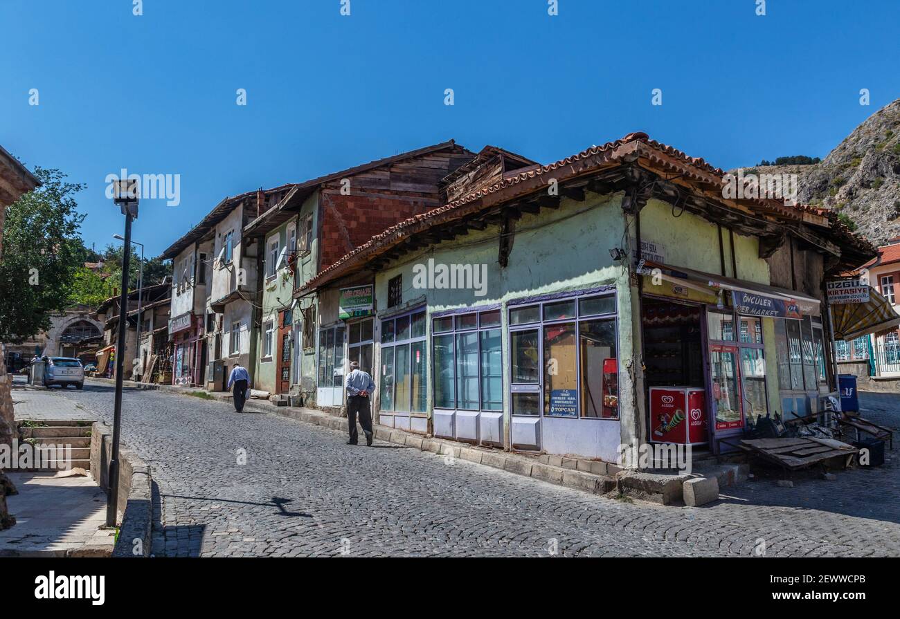 Turkey, civil architecture of the historic houses in the town of Tokat ...