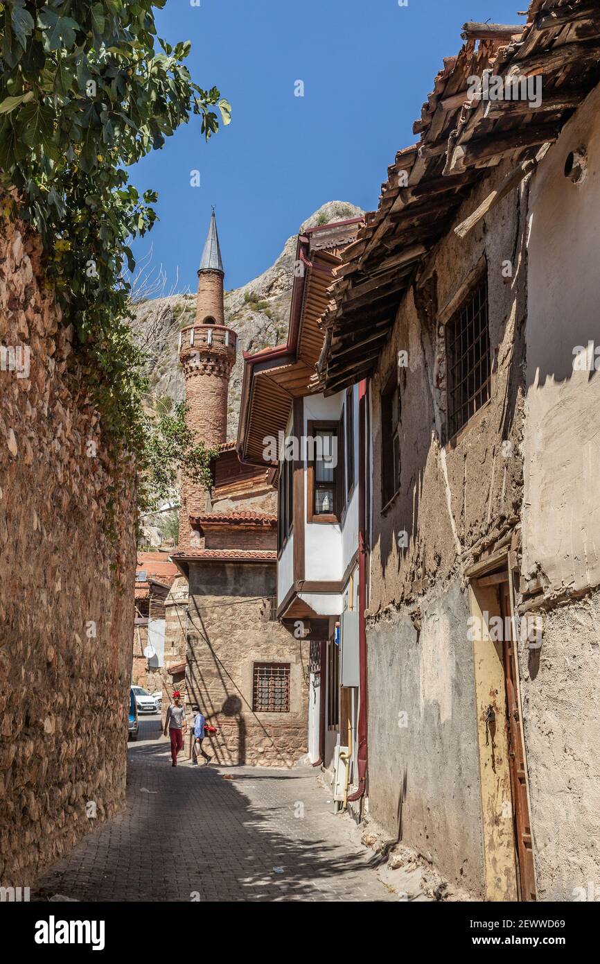 Turkey, civil architecture of the historic houses in the town of Tokat ...