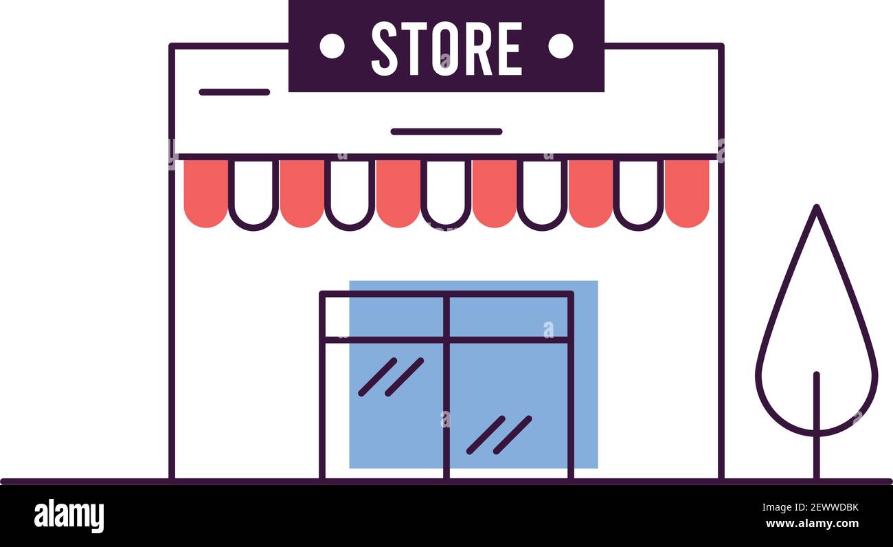 store building front facade icon Stock Vector Image & Art - Alamy