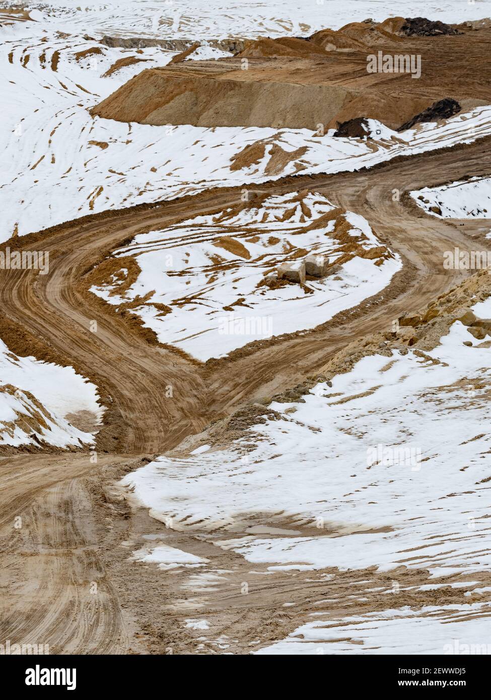 Quarry gravel pit erosion hi-res stock photography and images - Alamy