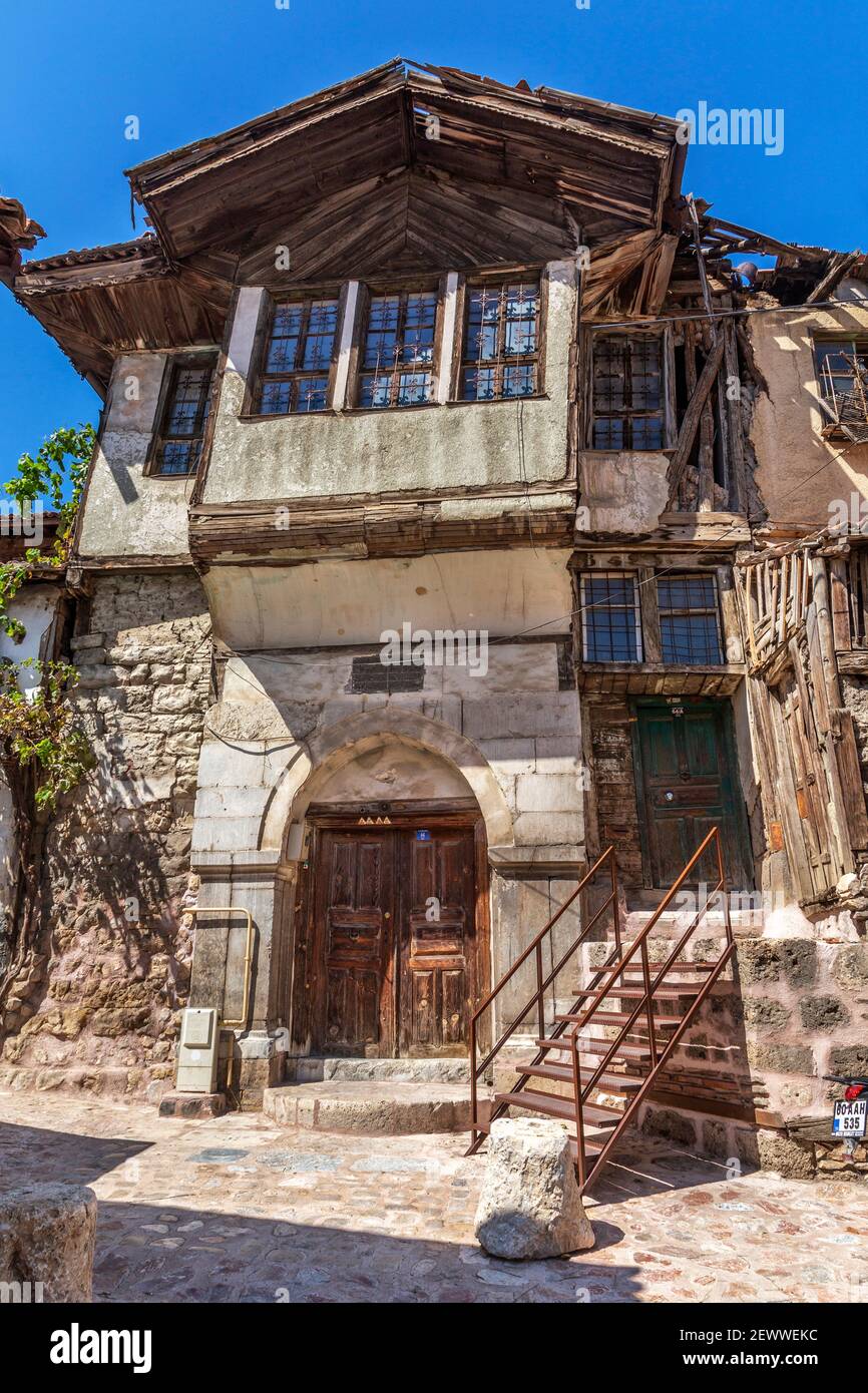 Turkey, civil architecture of the historic houses in the town of Tokat ...
