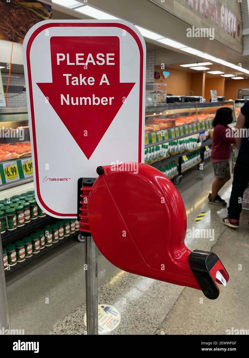 Please take number machine hi-res stock photography and images - Alamy