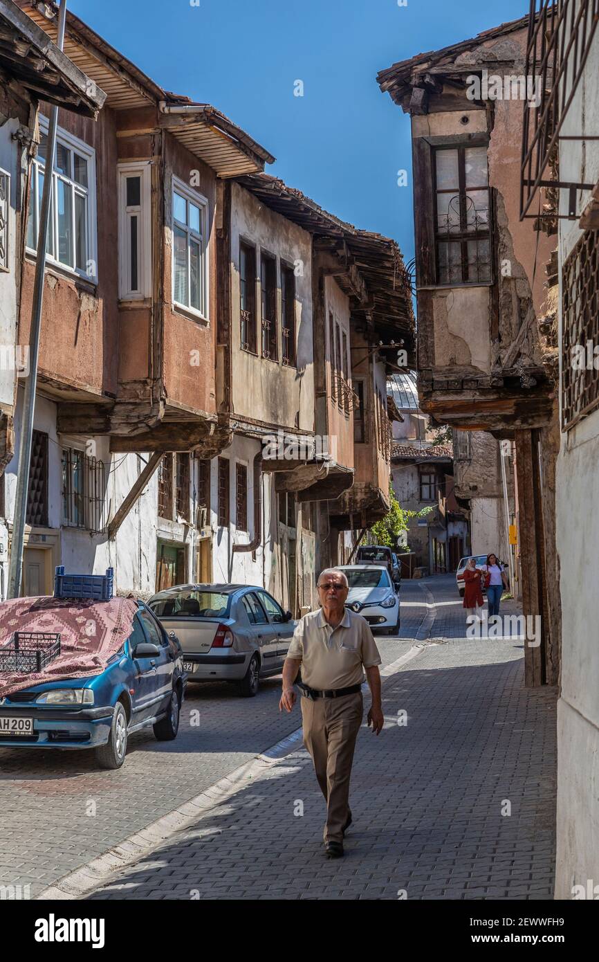 Turkey, civil architecture of the historic houses in the town of Tokat ...
