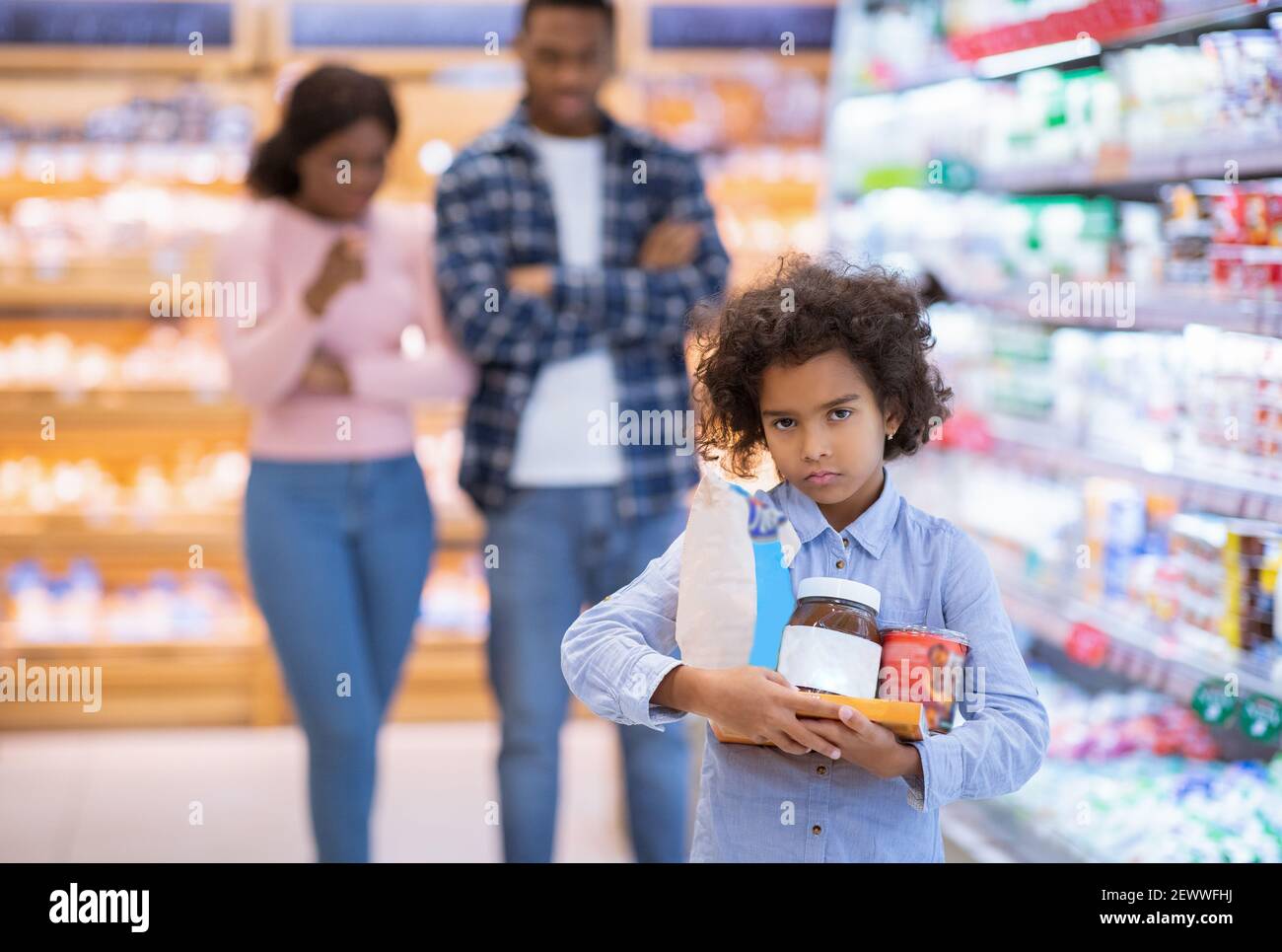 Grocery Shopping With Upset Kids